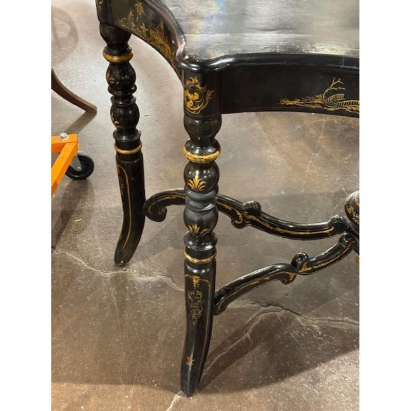 19th Century English Regency Style Hand Painted Chinoiserie Consoles ...