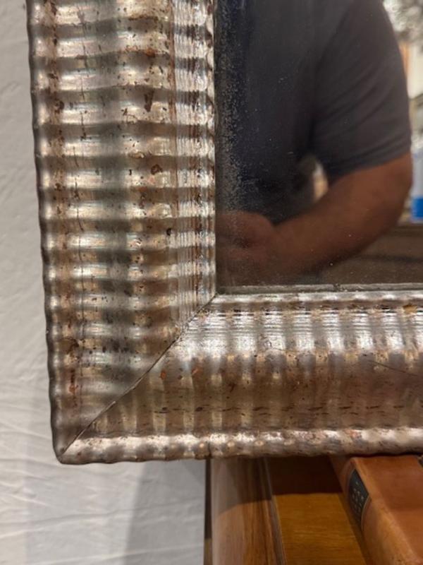 French Transitional Silver Mirror – Legacy Antiques